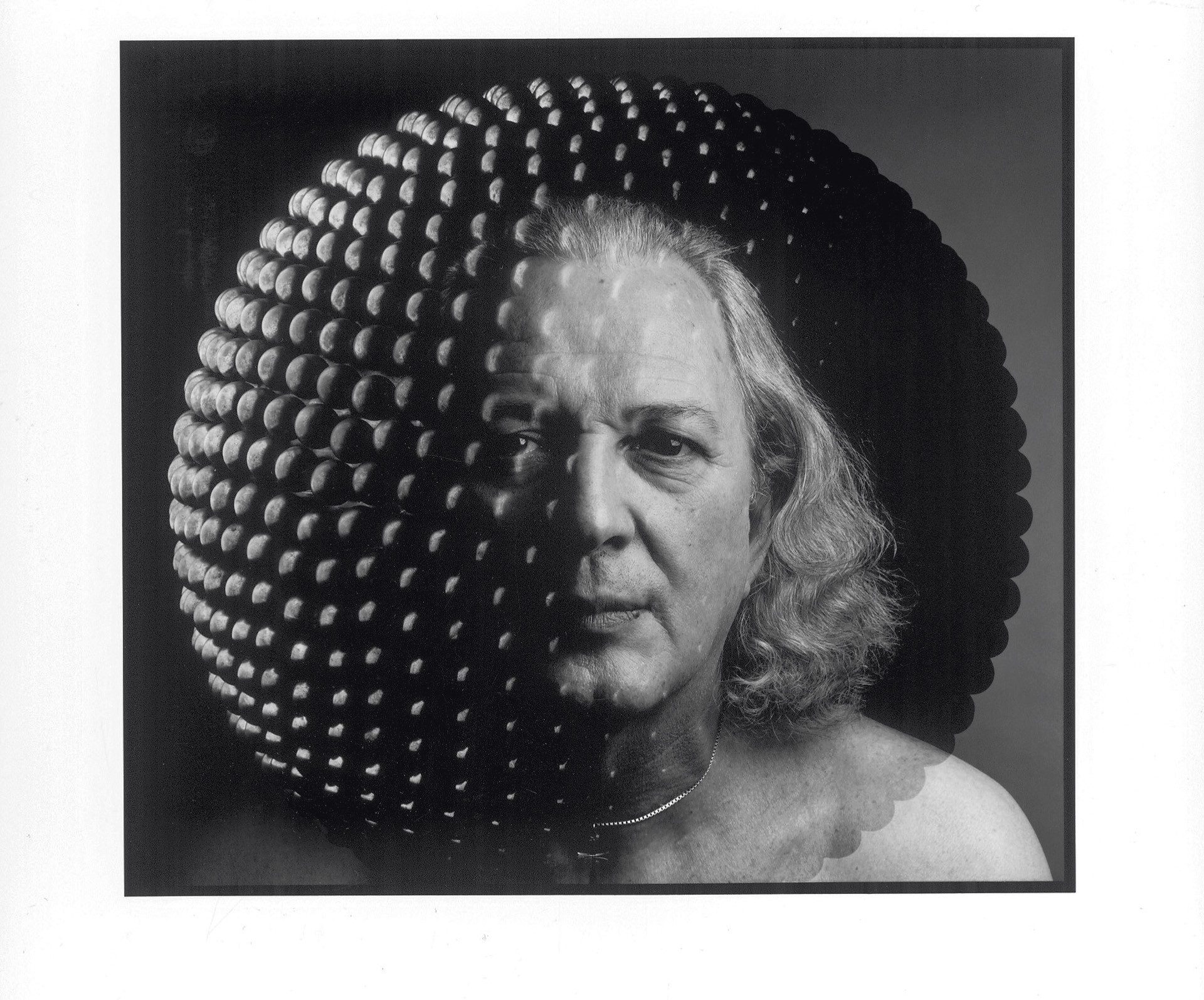 Ferrari portrait with Sphere of Spheres – Virginio Ferrari