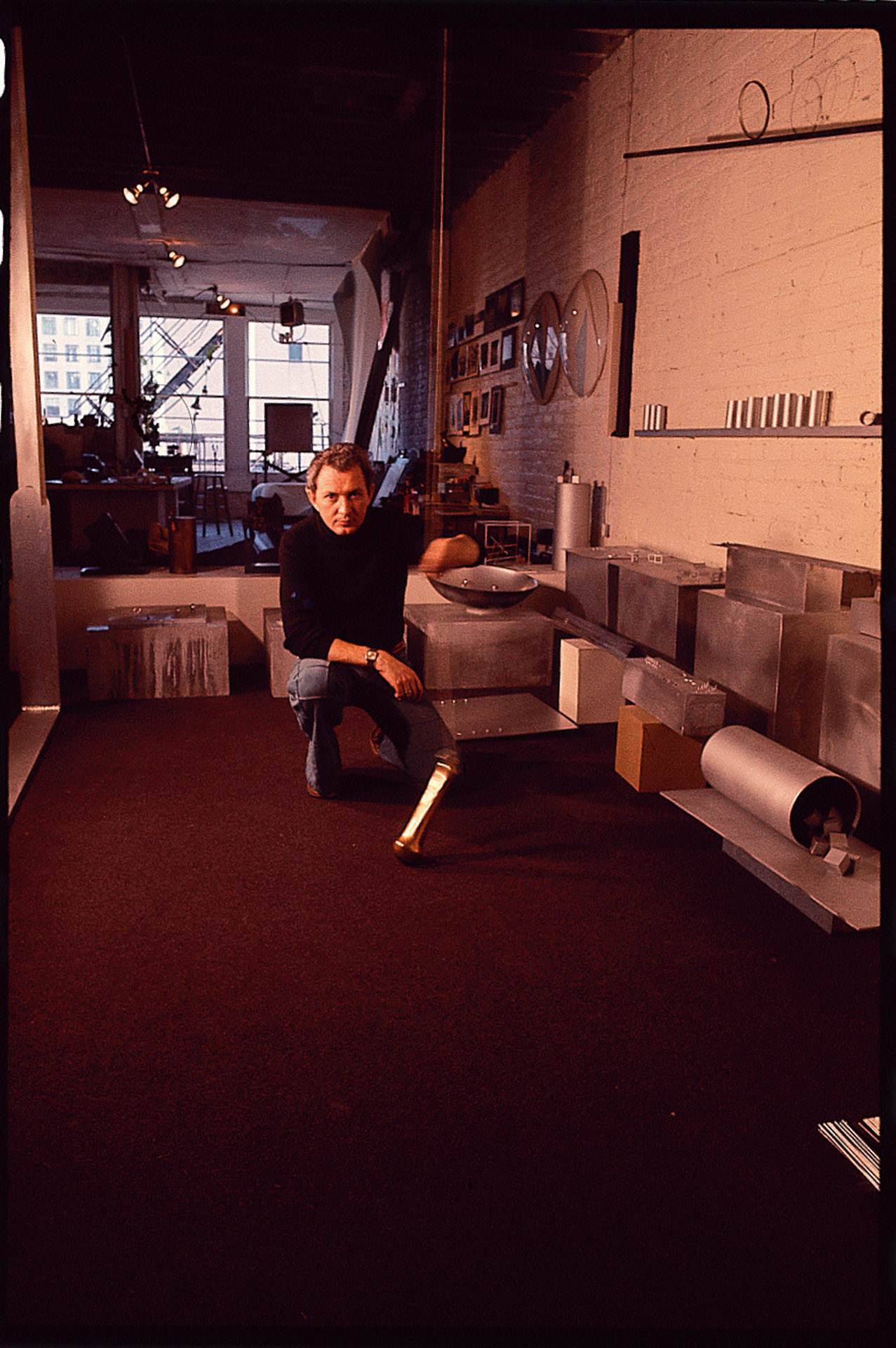 Ferrari with sculpture – Virginio Ferrari